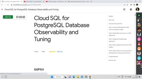Cloud Sql For Postgresql Database Observability And Tuning Lab