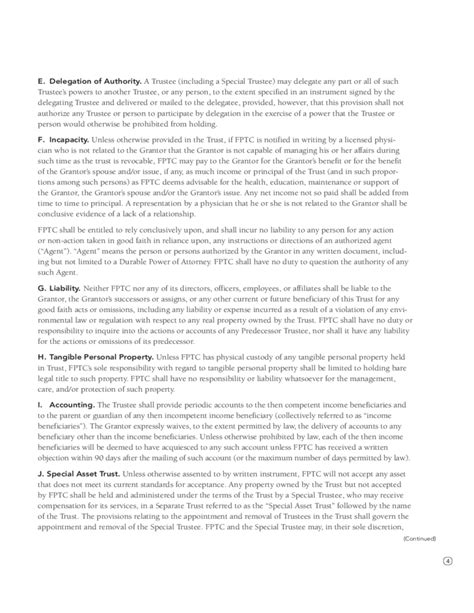 Trustee Amendment Sample Form Free Download