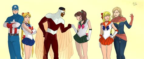 Sailor Moon X Marvel Crossover 1 By Autumn Sacura On Deviantart