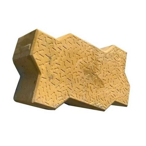 Yellow Zig Zag Interlocking Paver Block At 18 Piece In Singrauli ID 2852449435530