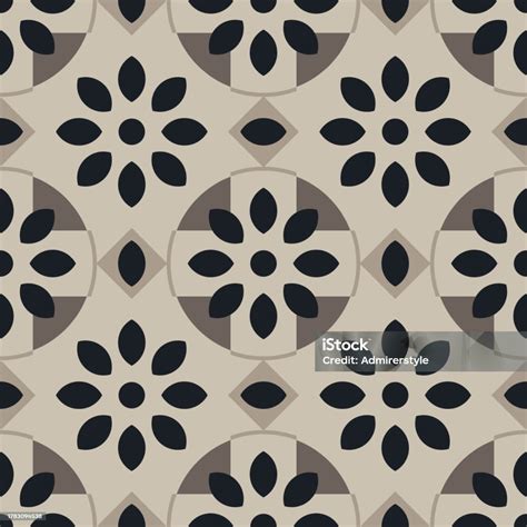 완벽 한 패턴 보헤미안 꽃 대칭 로얄 호텔 스타일 섬유 벽 식탁보 포장 벡터 일러스트 레이 션 0명에 대한 스톡 벡터 아트 및 기타 이미지 Istock