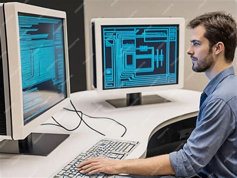 Binary Code Revolutionizing System Engineering Women Men Premium Ai