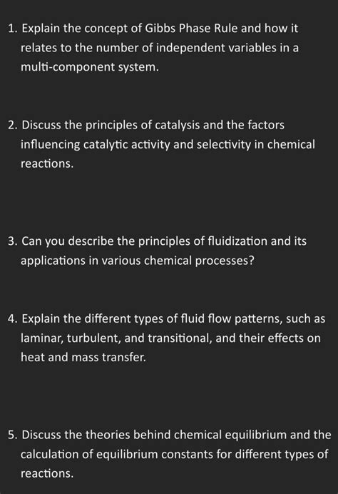 Solved 1 Explain The Concept Of Gibbs Phase Rule And How It Chegg Com