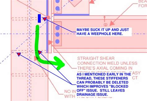 Best Steel Column Beam Brace Joint To The Column Weak Axis Web Direction Page 2 Eng Tips