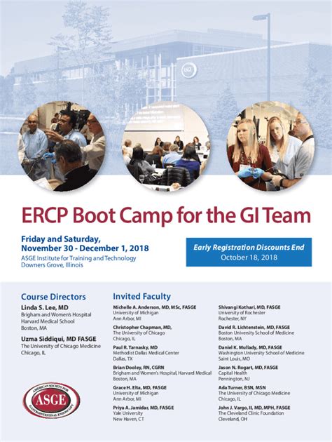 Fillable Online Ercp Boot Camp For The Gi Team Asge Fax Email Print Pdffiller
