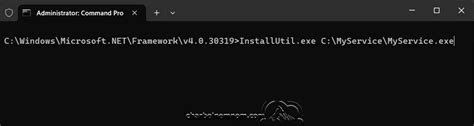 easy steps to install a windows service charbel nemnom mvp mct