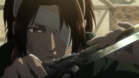 Aot Perfect Shots On Twitter For The Hange Stans Armin Mikasa Hanji And Levi Grisha