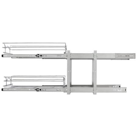 Rev A Shelf WB CR Classic W X H Two Tier Bottom Mount Pull Out Wire Basket