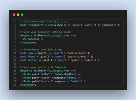 code splitting in react optimizing performance 🚀 what is code… zealnex technologies