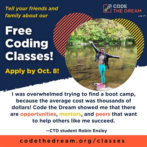 Code The Dream Offers Free High Level Coding Classes And Mentorship In A Supportive Collegial