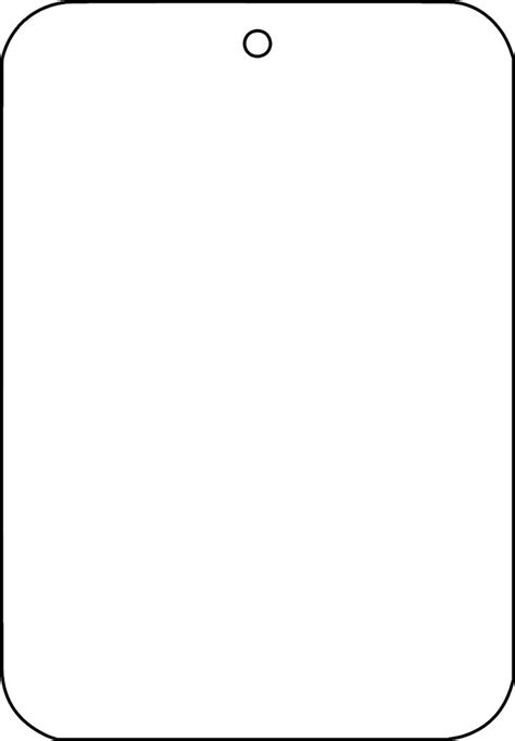 Custom Rounded Edge Rectangle Ornament Sublimation Blank