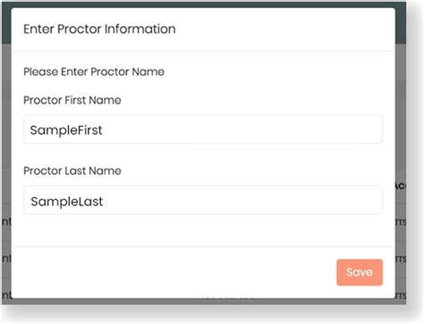 Proctor Monitor A Test