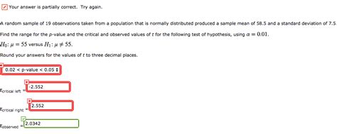 solved your answer is partially correct try again a random