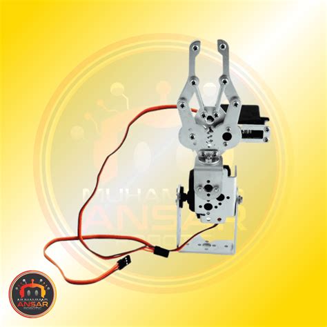 2 Dof Robot Arm Gripper With Servo Marobotic