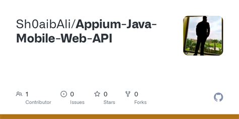 GitHub Sh AibAli Appium Java Mobile Web API