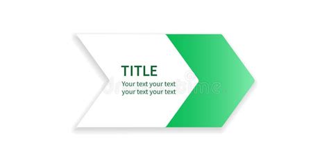 Design Element In The Form Of An Arrow Vector Illustration Stock Vector Illustration Of