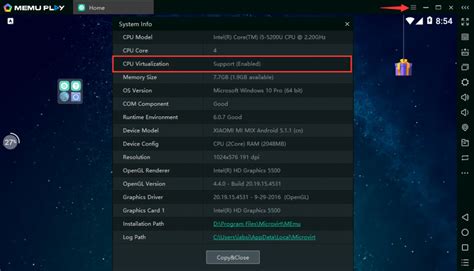 how to enable hardware virtualization memu android emulator hardware