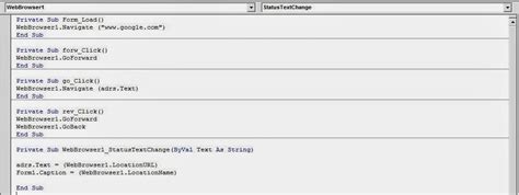 cysiasts make your own web browser using vb6