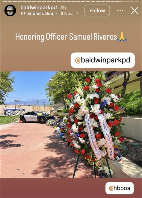 Ontario Hosts Memorial For Slain Baldwin Park Officer