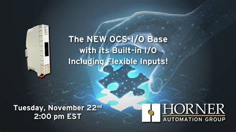 The New Ocs Io Base With Its Built In Io Including Flexible Inputs