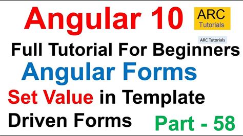 Angular 10 Tutorial 58 Angular Set Form Value Tutorial Angular 10 Tutorial For Beginners