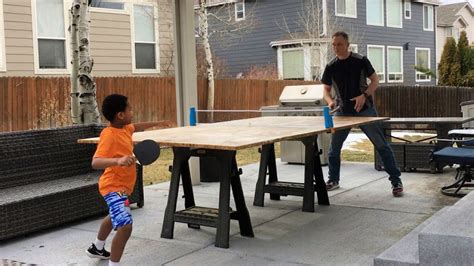 15 Homemade Diy Ping Pong Table Plans Free