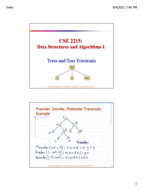 A11 2 Trees And Tree Traversals Pdf Computer Programming