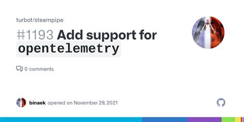 Add Support For `opentelemetry` · Issue 1193 · Turbotsteampipe · Github