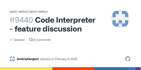Code Interpreter Feature Discussion · Open Webui Open Webui