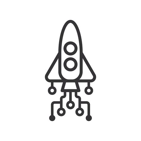 Rocket Ai Automation Line Icon 42159514 Vector Art At Vecteezy