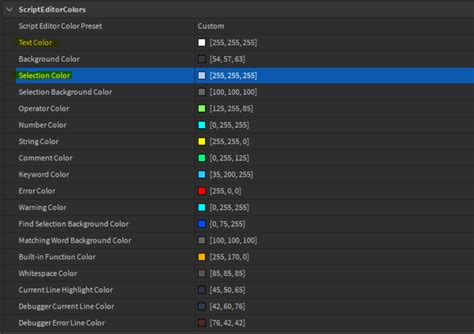 Script Editor Selection Color Bug Studio Bugs Developer Forum Roblox Script Editor Selection Color Bug Studio Bugs Developer Forum Roblox
