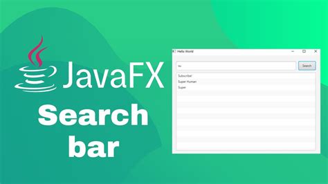 Actualizar 48 Imagen Javafx Search Bar Abzlocalmx