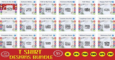 T Shirt Designs Bundle Bundle · Creative Fabrica