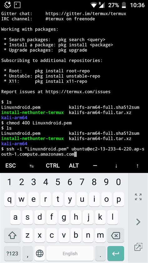How To Install Ubuntu Ec2 Instance In Aws Using Termux Termux Install