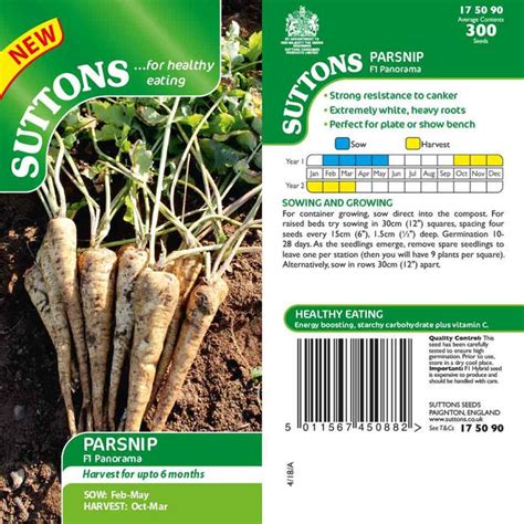 suttons seeds parsnip seeds f1 panorama mole online