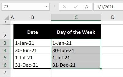 How To Get Day Of Week From Date In Excel Get The Weekday Name Earn And Excel