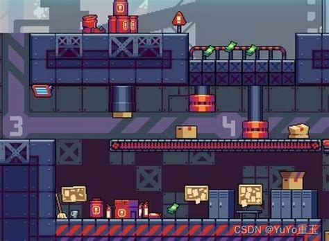 像素艺术创作：游戏地图瓦片与基础物体绘制指南 Csdn博客