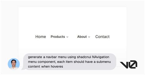 Generate A Navbar Menu Using Shadcnui Navigation Menu Component Each Item Should Have A Submenu