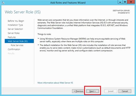 Creating Virtual Machine And Configuring Iis Web Service