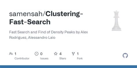 github samensah clustering fast search fast search and find of density peaks by alex