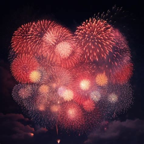 Premium Ai Image Fireworks Pyrotechnics Skyrockets Firecrackers
