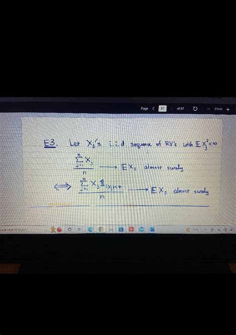 E3 Let Xj S I I D Sequance Of RV S With EXj2