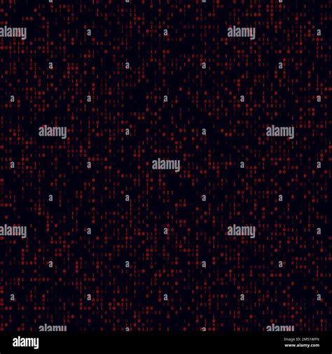 Abstract Matrix Background Red Sparse Binary Background Big Sized