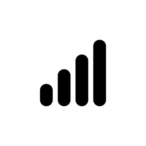 Premium Vector Phone Signal Wifi Indicator Icon Vector