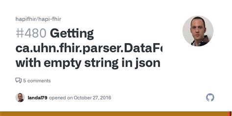 getting ca uhn fhir parser dataformatexception with empty string in json · issue 480 · hapifhir