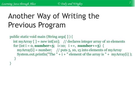 chapter 10 arrays ppt download