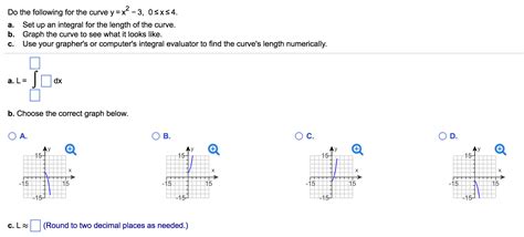 solved do the following for the curve y x 2 3 0 less