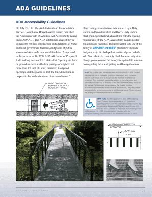 Fillable Online ADA Accessibility Guidelines Fax Email Print PdfFiller