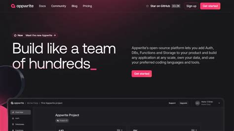 appwrite webcurate