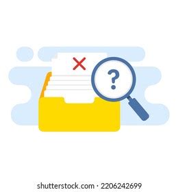 문서 데이터 파일을 찾을 수 없음 스톡 벡터 로열티 프리 Shutterstock